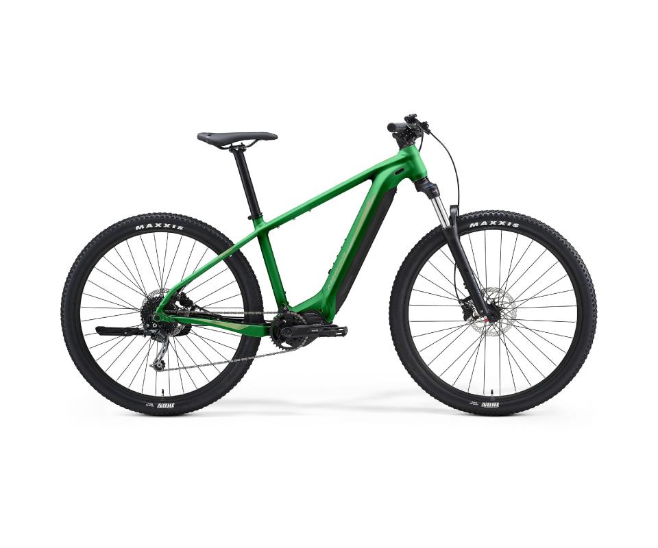 El MTB Merida eBIG.NINE 400 grön – Bikelease
